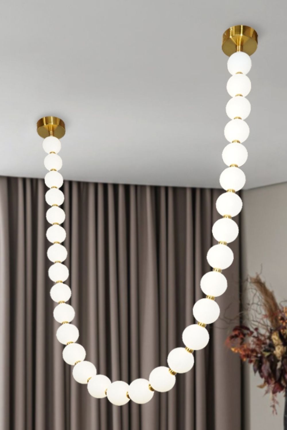 Pearl Necklace Chandelier