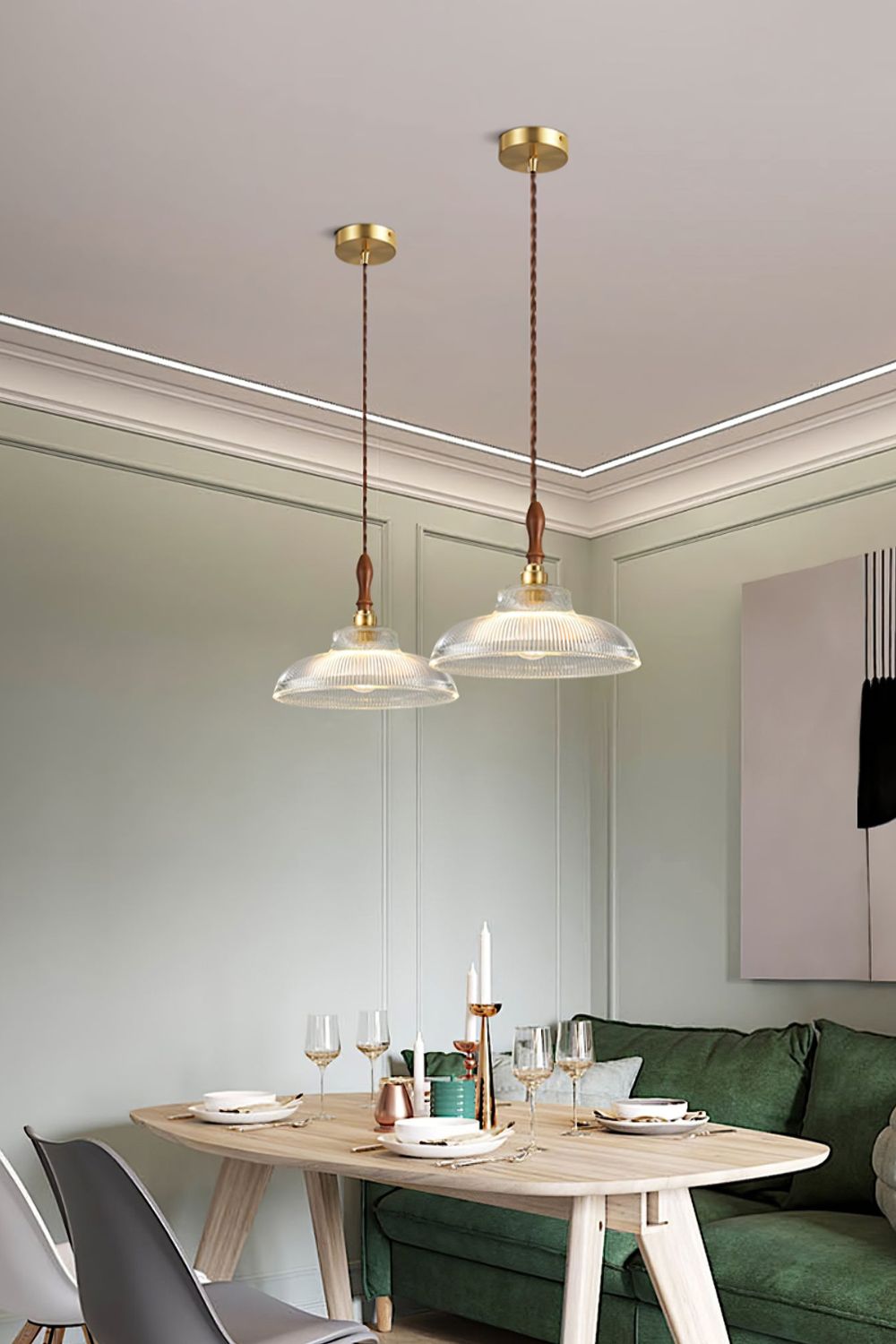 Retro Cone Shape Boston Bowl Pendant Light – SamuLighting