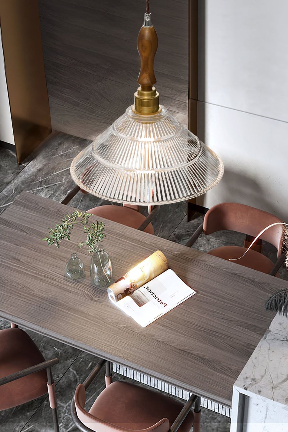 Retro Cone Shape Boston Bowl Pendant Light – SamuLighting