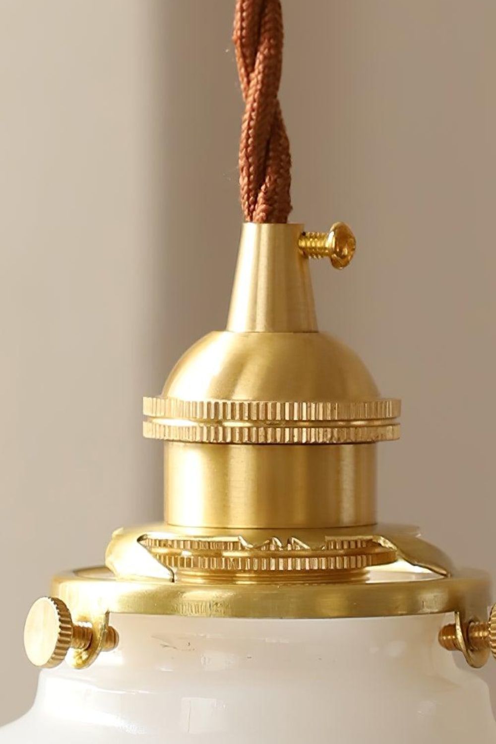 Vintage Glass Colonial Global Pendant Light – SamuLighting