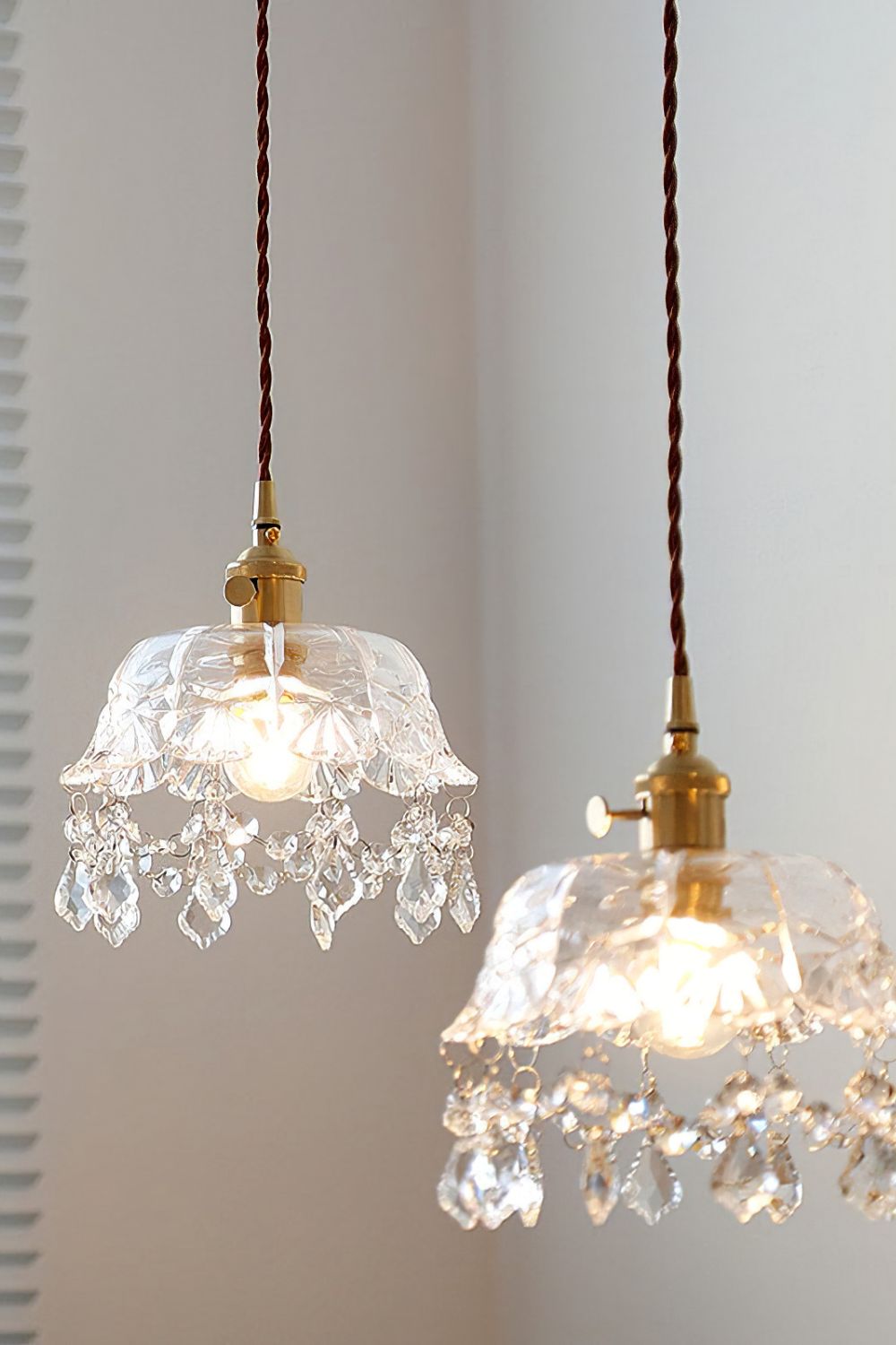 Vintage Glass Jewel Pendant Light – SamuLighting