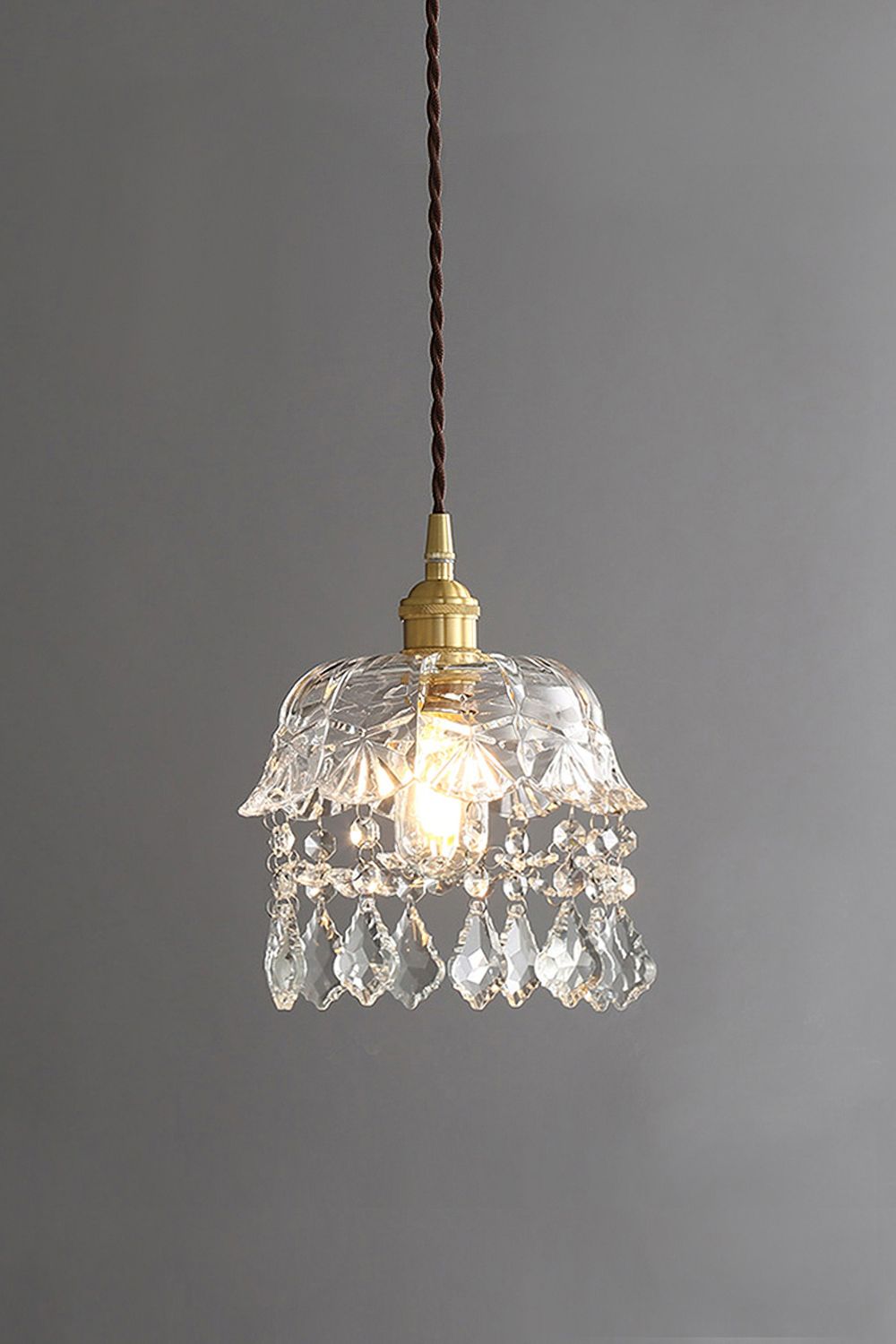 Vintage Glass Jewel Pendant Light – SamuLighting