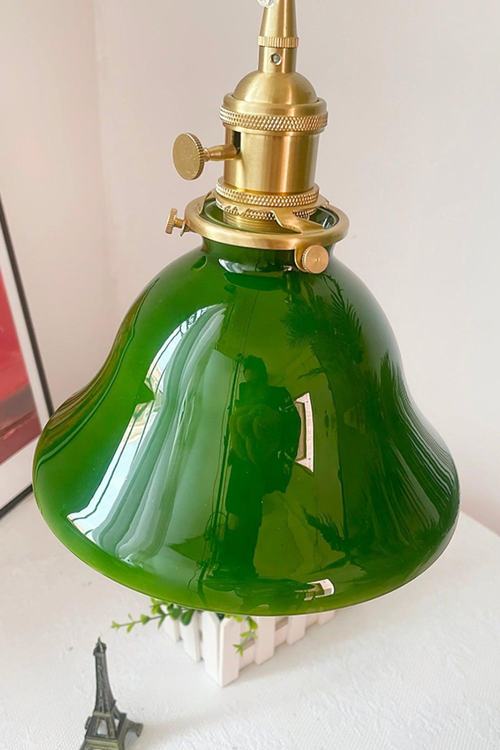 Vintage Green Bell Pendant Light – SamuLighting