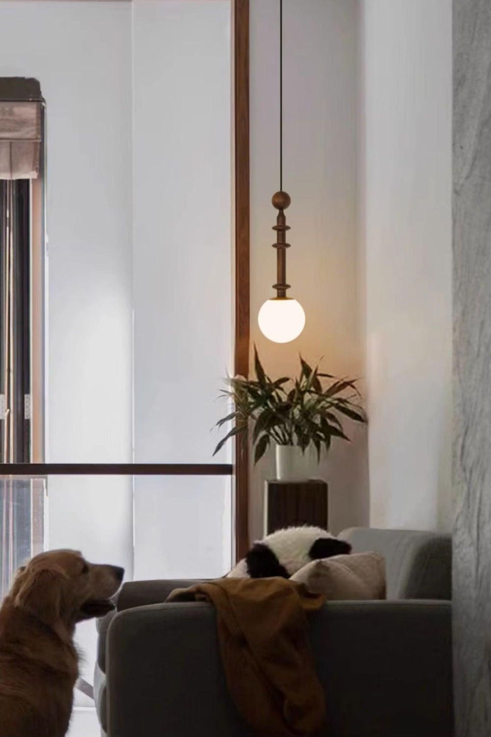 Vintage Roman Column Small Pendant Light – SamuLighting