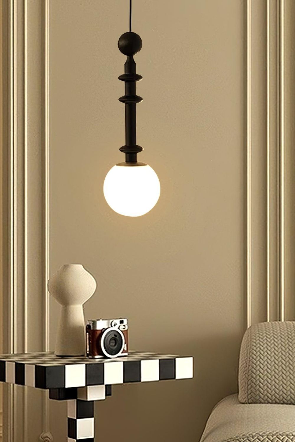 Vintage Roman Column Small Pendant Light – SamuLighting