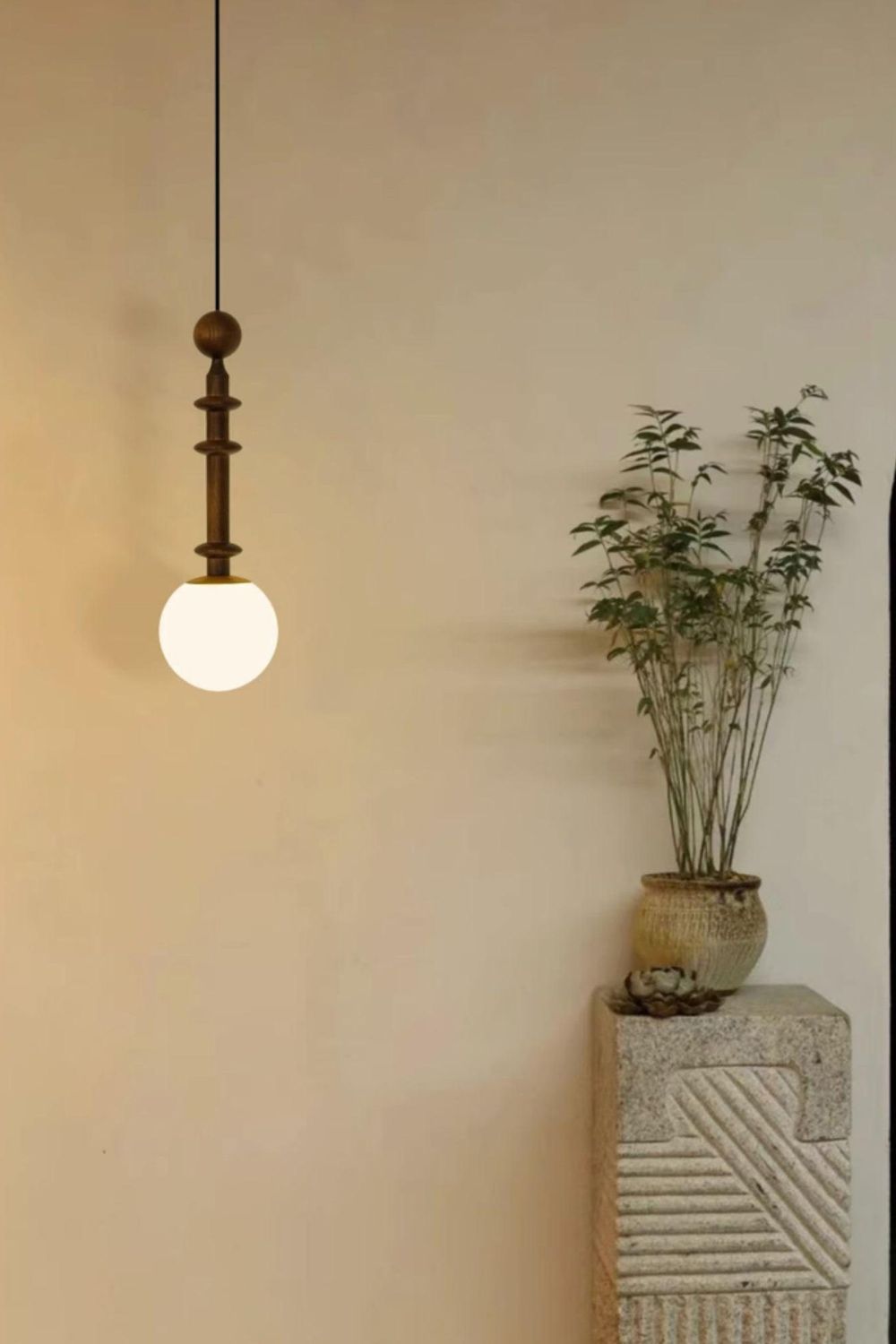 Vintage Roman Column Small Pendant Light – SamuLighting