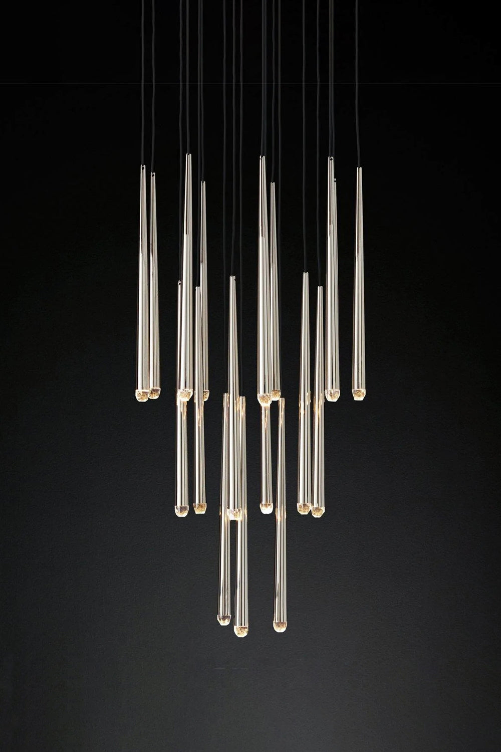 Round Brass Crystal Chandelier - Samu Lighting