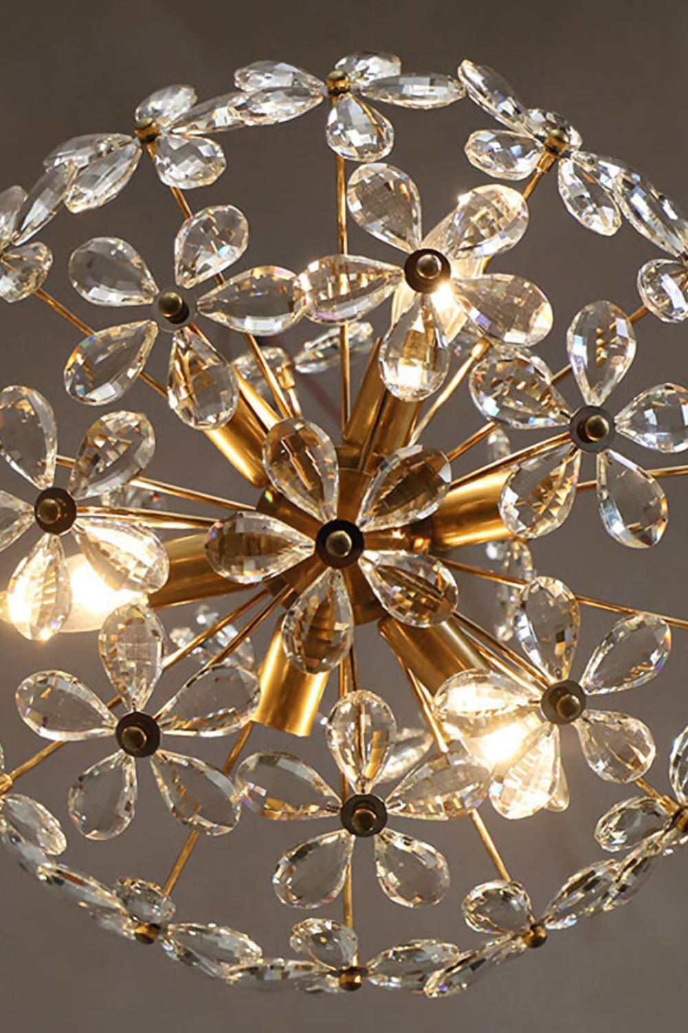Crystal Flower Chandelier