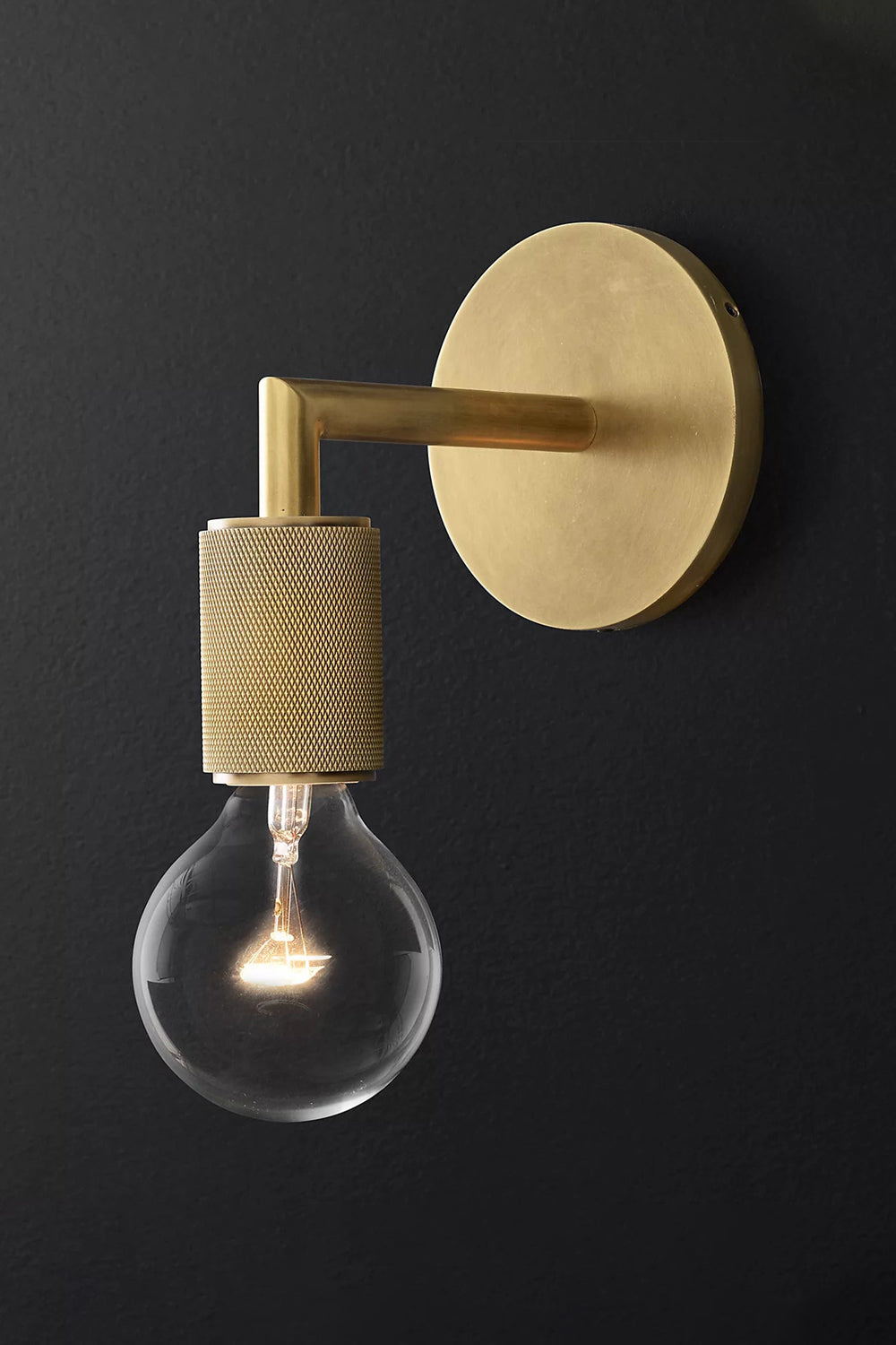 Glass Shaded Sconce