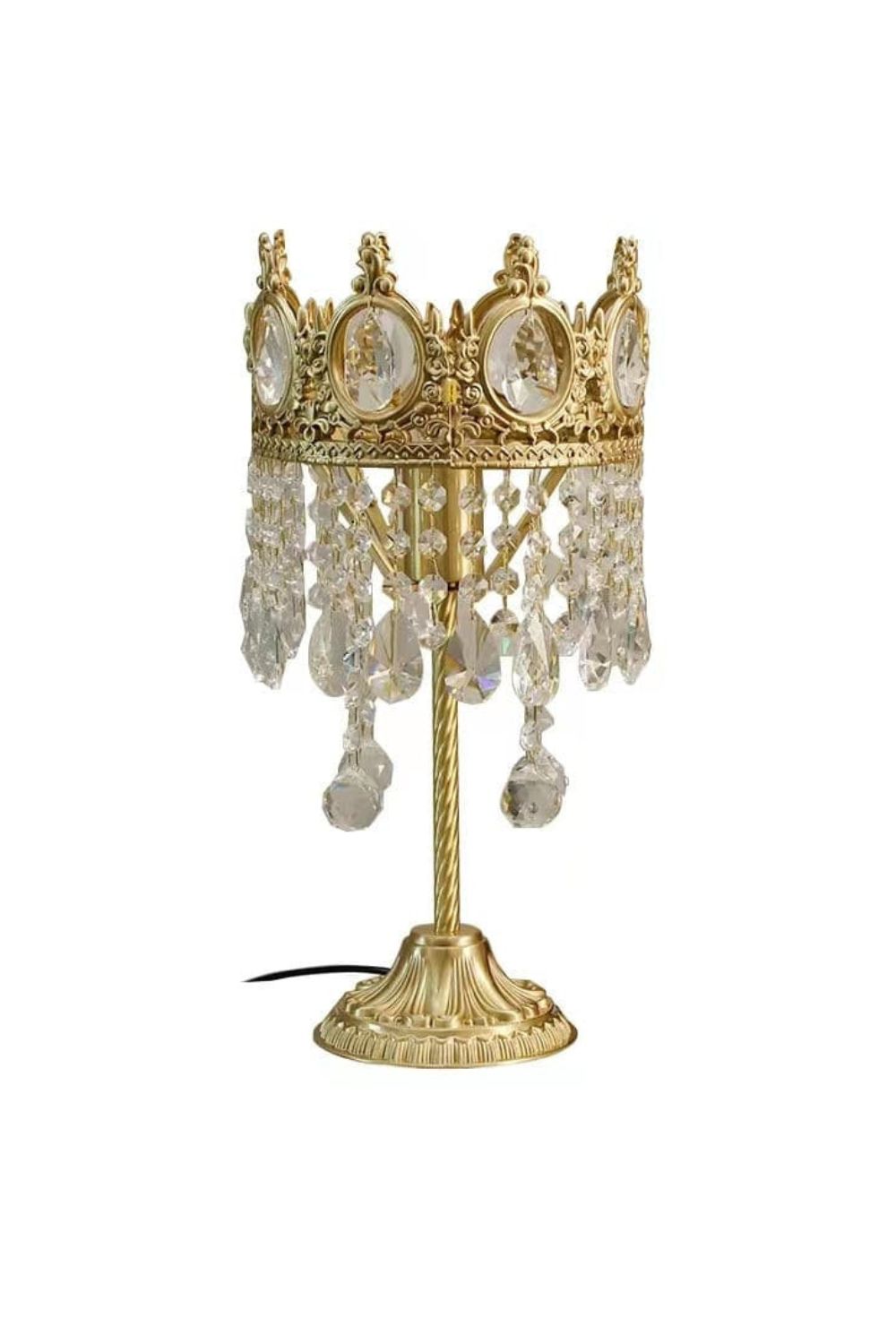 Vintage Crystal Table Lamp – SamuLighting